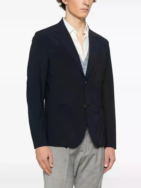 ERALDO Peak-lapels Blazer - Blue
