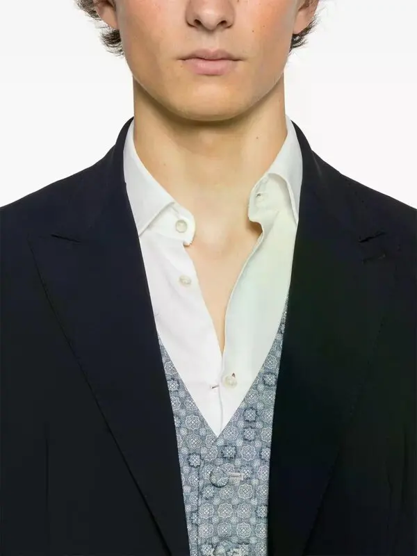 ERALDO Peak-lapels Blazer - Blue
