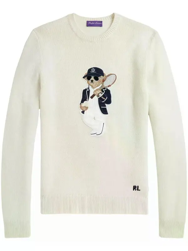 Ralph Lauren Purple Label Intarsia-knit Jumper - White
