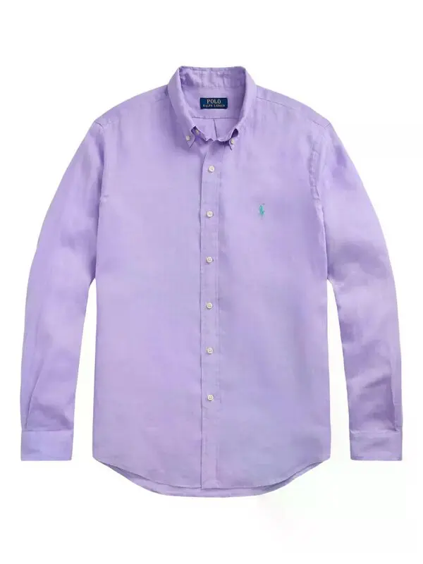 Polo Ralph Lauren Linen Shirt - Purple