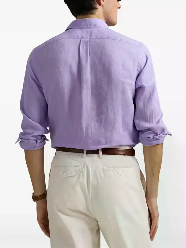 Polo Ralph Lauren Linen Shirt - Purple