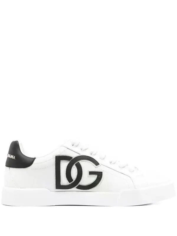 Dolce & Gabbana Logo-patch Sneakers - White