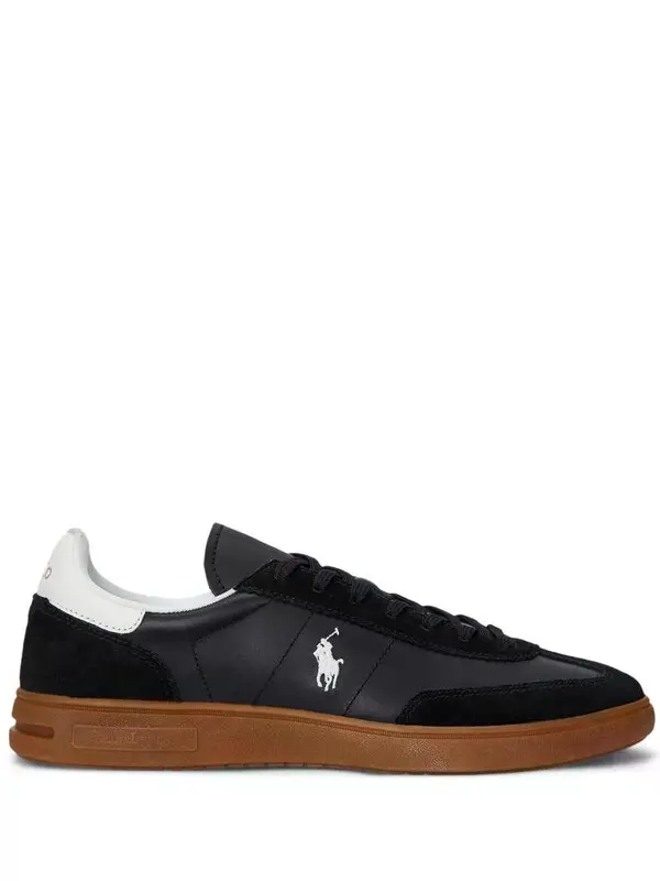 Polo Ralph Lauren Bedford Leather Sneakers - Black