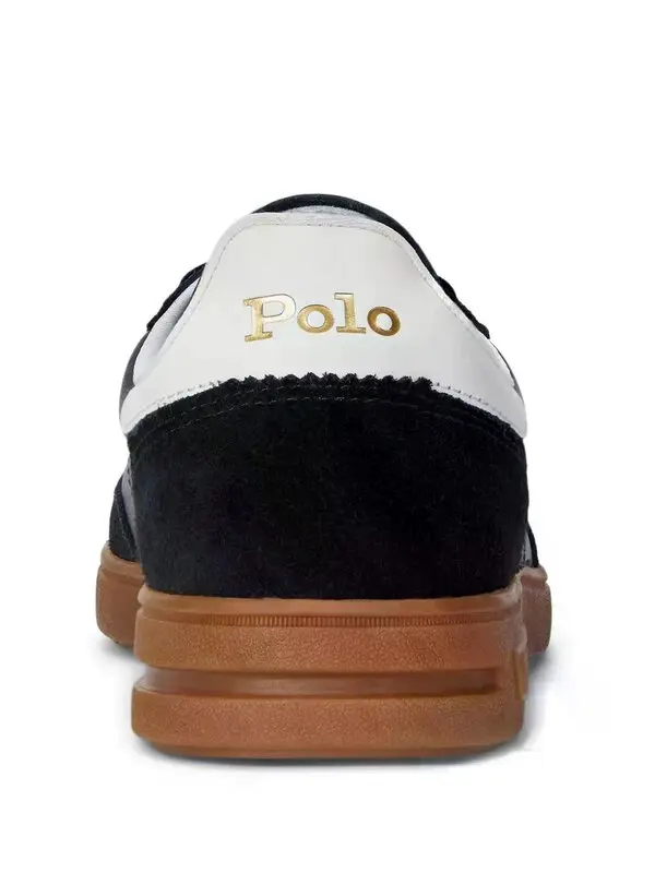 Polo Ralph Lauren Bedford Leather Sneakers - Black