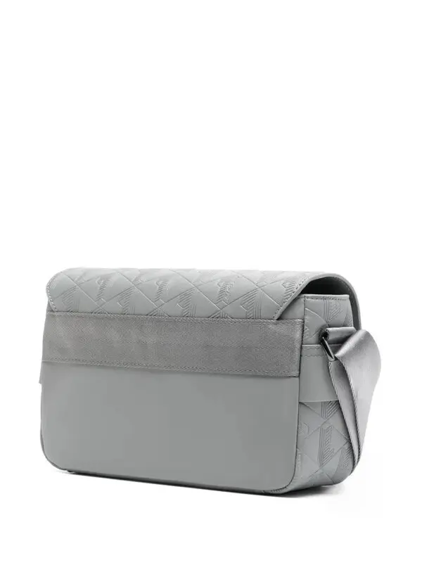 Lacoste Nomogramme Leather Flap Bag