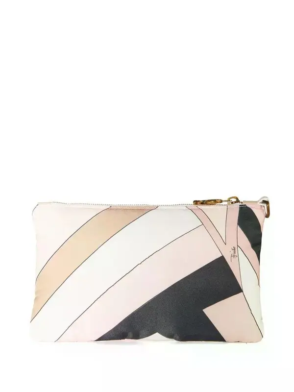 Emilio Pucci Graphic Print Wristlet - Neutrals