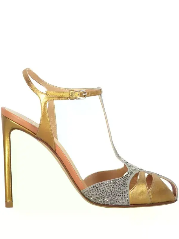 FRANCESCO RUSSO 105mm Crystal-embellished Pumps