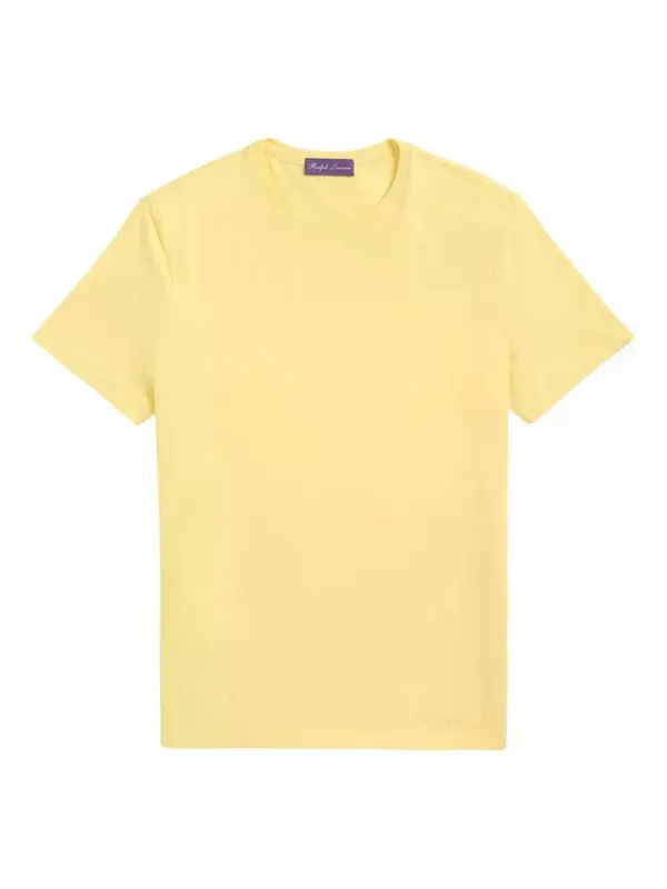 Ralph Lauren Purple Label Crew Neck T-shirt - Yellow
