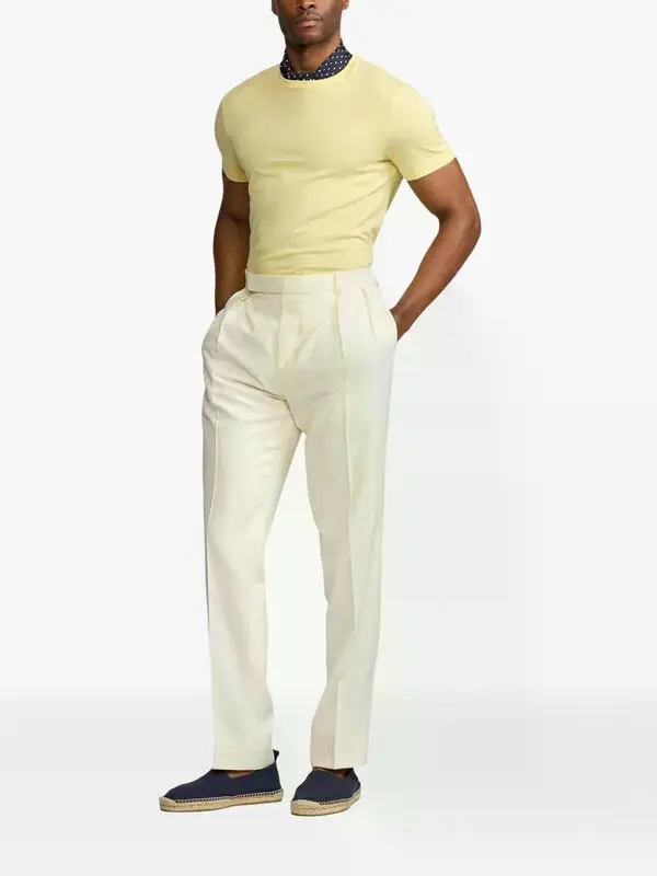 Ralph Lauren Purple Label Crew Neck T-shirt - Yellow