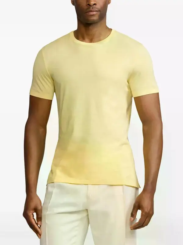Ralph Lauren Purple Label Crew Neck T-shirt - Yellow