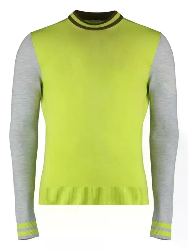 Malo Virgin Wool Sweater - Green