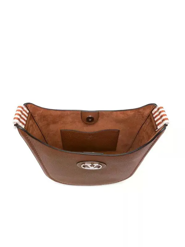 Valentino Garavani Vlogo Signature Crossbody Bag - Brown