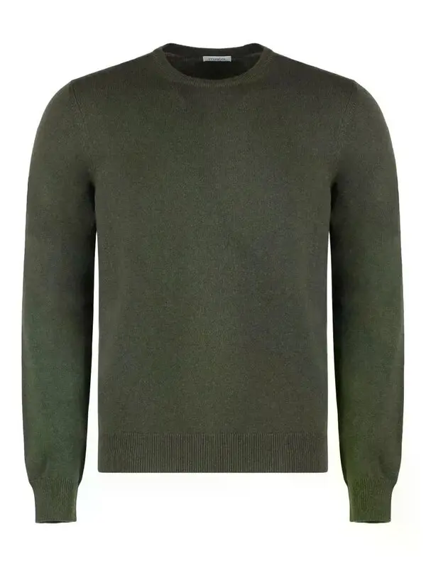 Malo Ribbed Sweater - Green