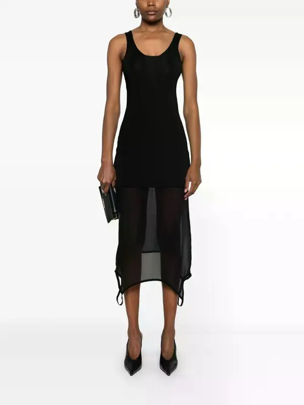 Fendi Trompe-l’oeil-effect Midi Dress