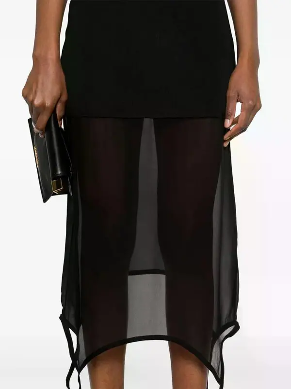 Fendi Trompe-l’oeil-effect Midi Dress