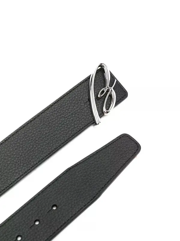 Brioni Logo-buckle Belt
