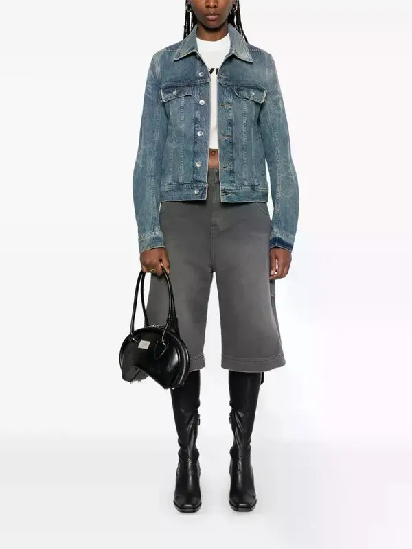 Rick Owens Trucker Jacket - Blue