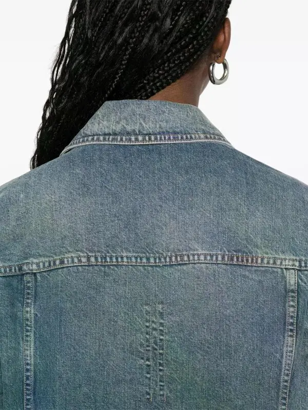 Rick Owens Trucker Jacket - Blue