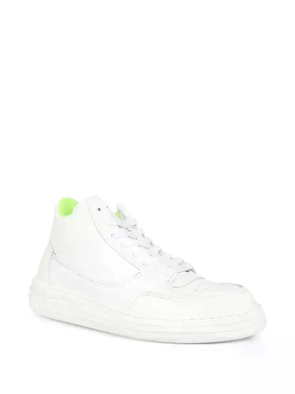 MSGM Leather Sneakers