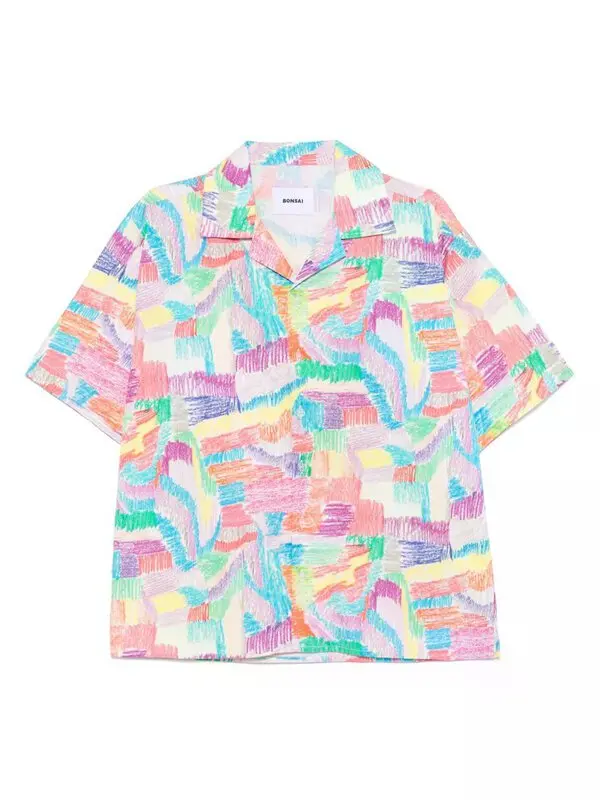 BONSAI Abstract-print Shirt
