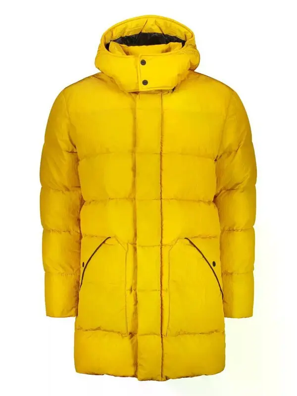 Herno Hooded Padded Coat - Yellow