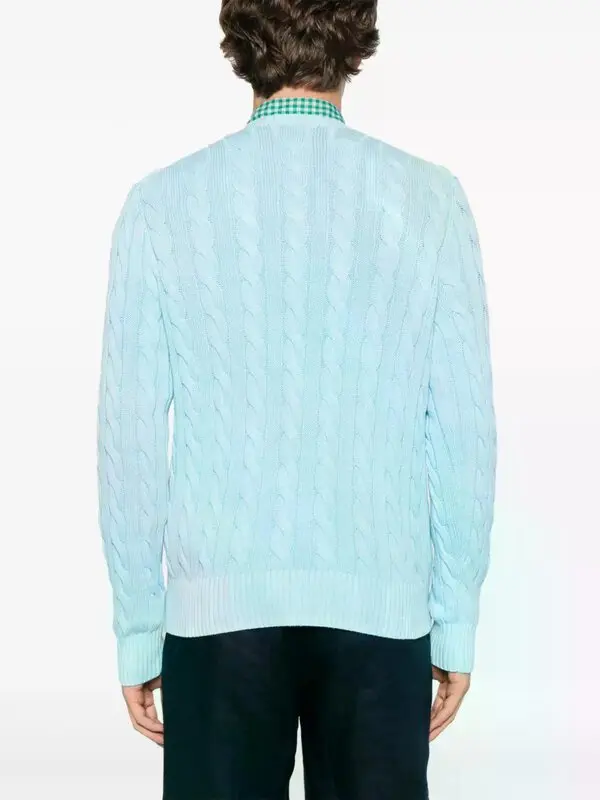 Polo Ralph Lauren Cable-knit Cotton Sweater - Blue