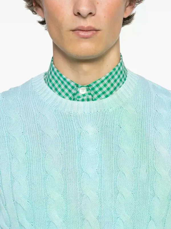 Polo Ralph Lauren Cable-knit Cotton Sweater - Blue