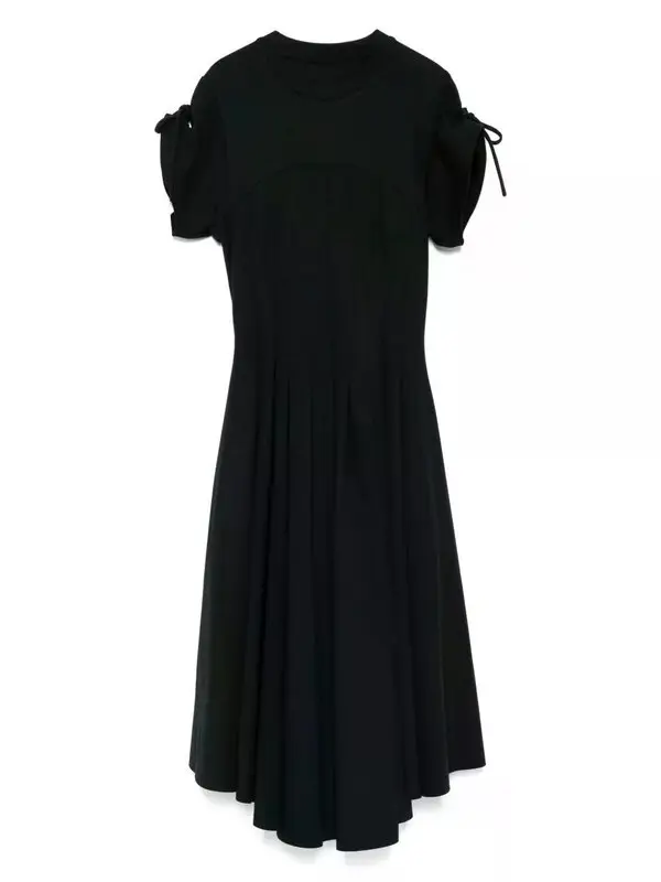 AGANOVICH Pleat-detail Midi Dress