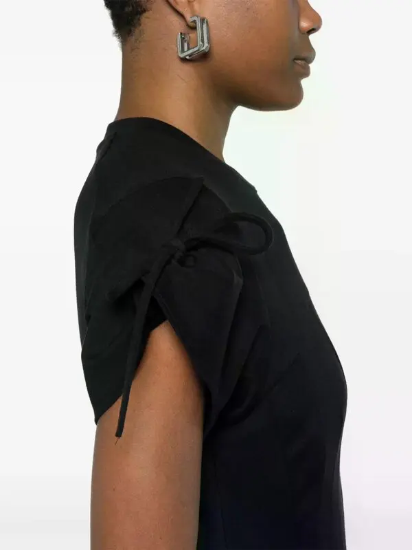 AGANOVICH Pleat-detail Midi Dress