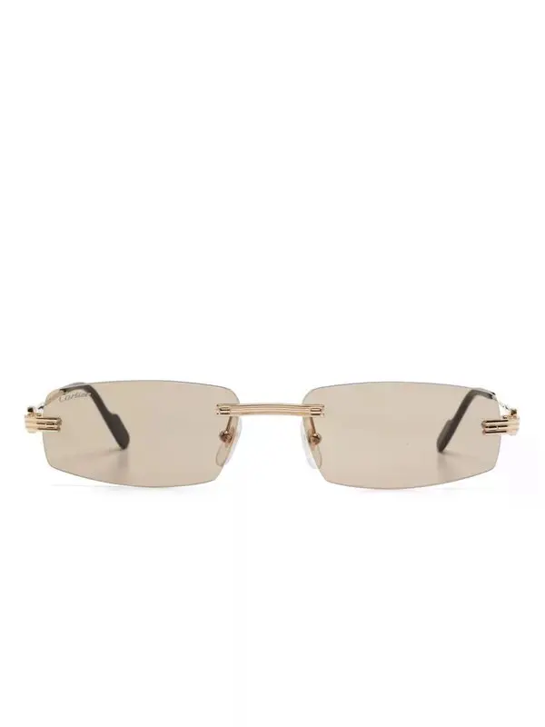 CARTIER Rimless Sunglasses - Gold