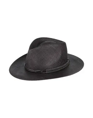 Brunello Cucinelli Straw Sun Hat - Black