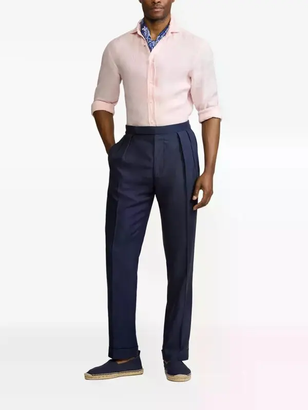 Ralph Lauren Purple Label Linen Shirt - Pink
