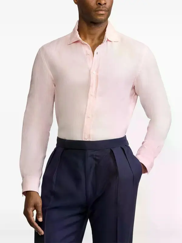 Ralph Lauren Purple Label Linen Shirt - Pink