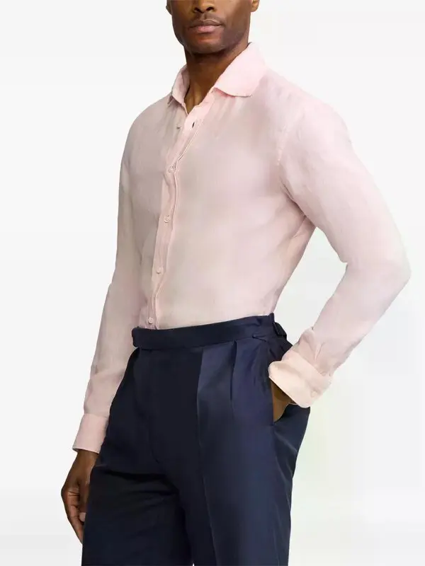 Ralph Lauren Purple Label Linen Shirt - Pink