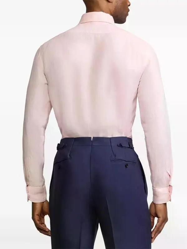 Ralph Lauren Purple Label Linen Shirt - Pink