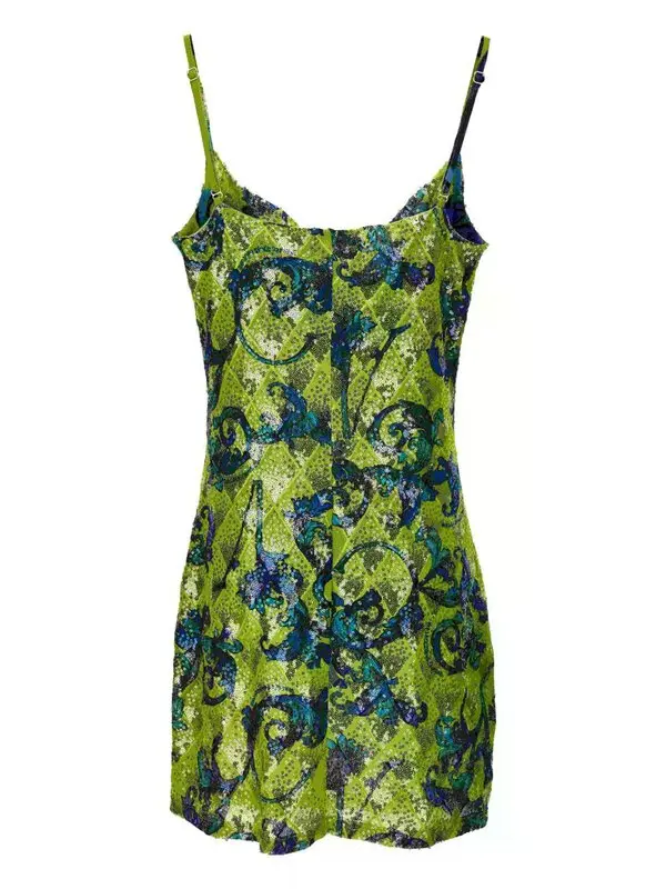 Versace Sequinned Mini Dress