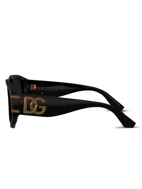 Dolce & Gabbana Dg Logo Sunglasses - Black