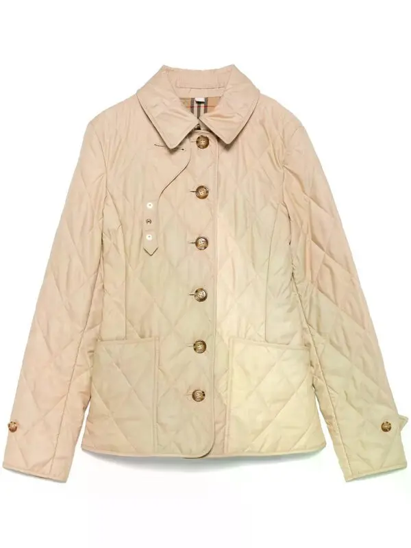 Burberry Diamond-quilted Jacket - Neutrals