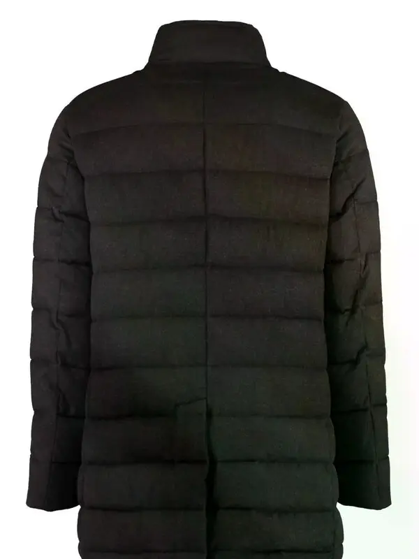 MOORER Calegari Quilted Coat - Brown