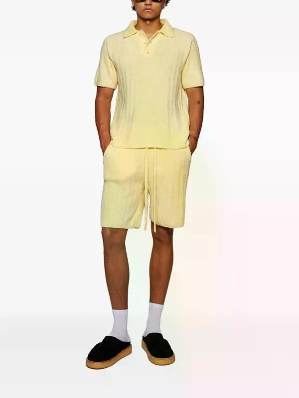 THE ELDER STATESMAN Ribbed Shorts