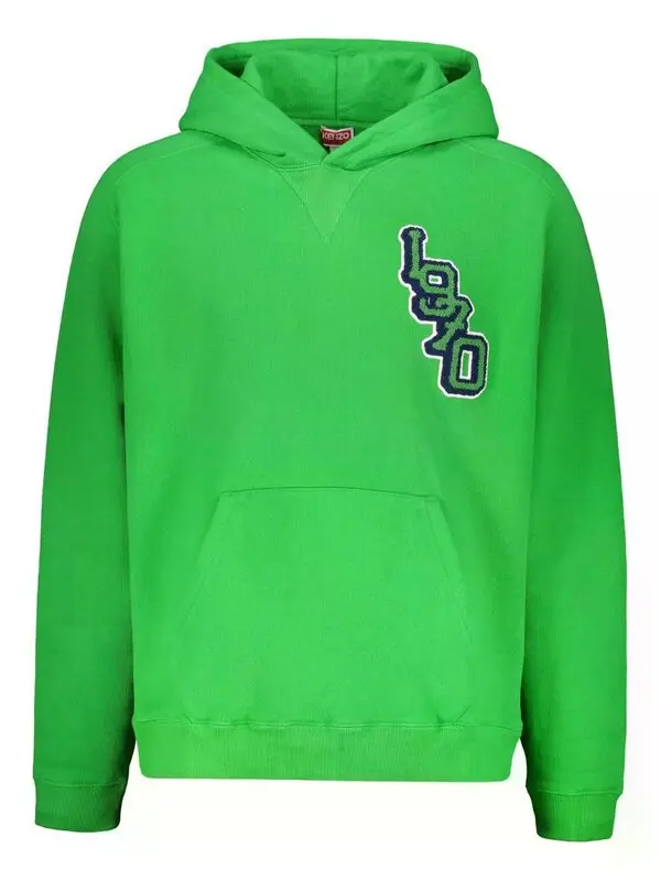 Kenzo Chenille-logo Hoodie - Green