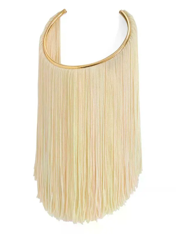 JIL SANDER Fringed Collar Necklace