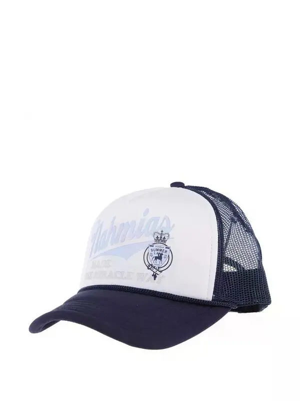 NAHMIAS Logo-print Cap - White