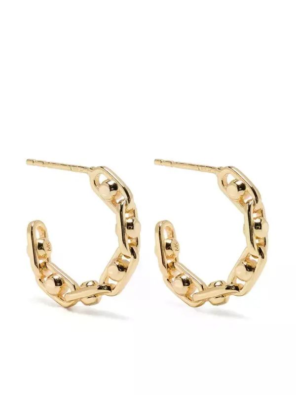 Michael Kors Chain-link Detailing Earrings - Gold