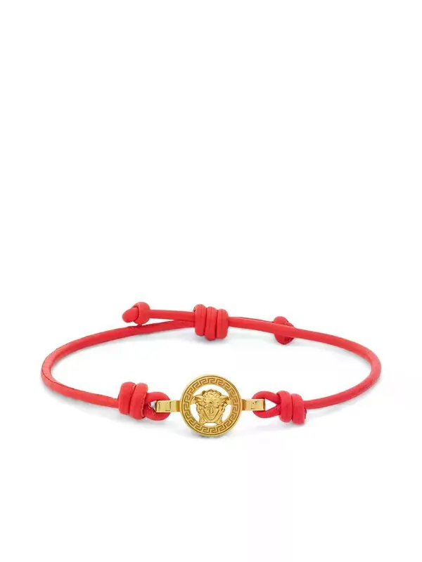 Versace Medusa '95 Leather Bracelet - Gold