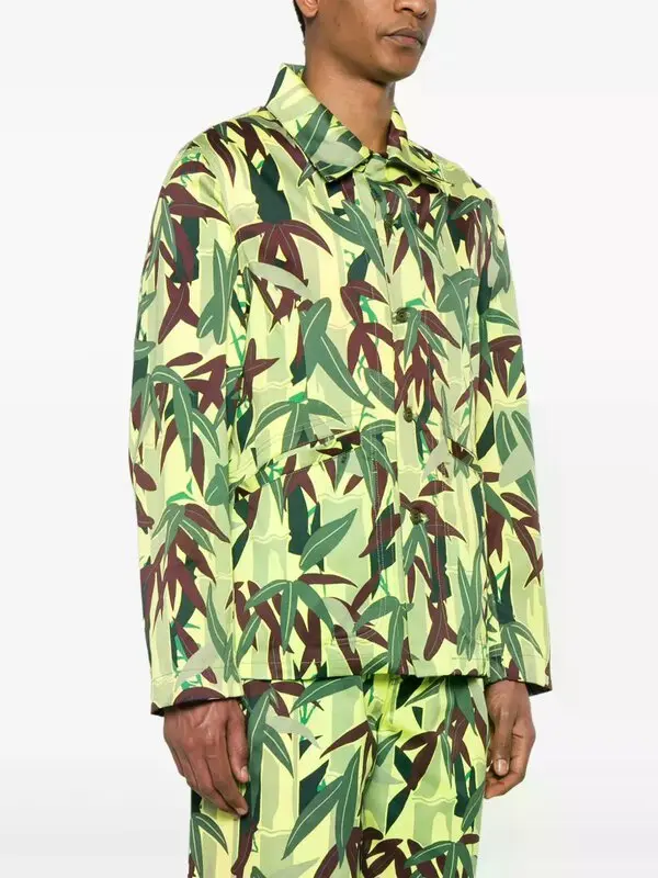 Kenzo Chiku-rin Camo-print Overshirt