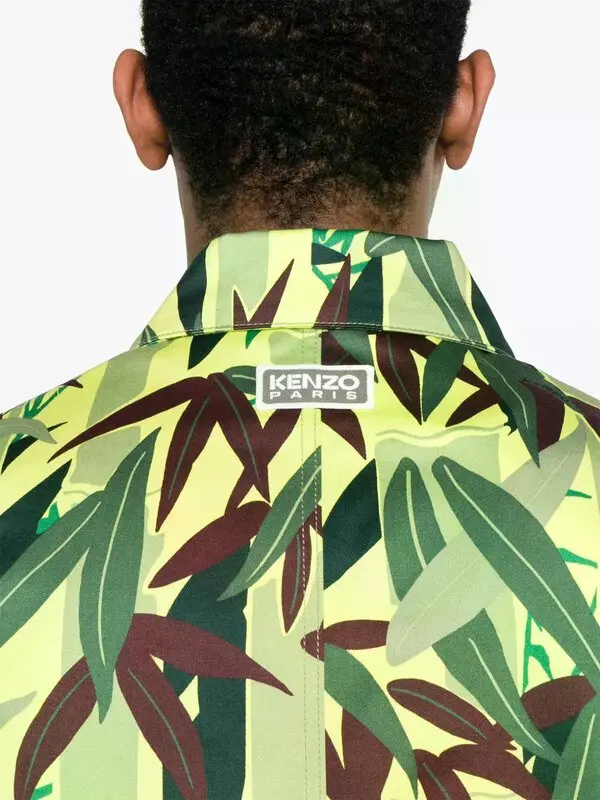 Kenzo Chiku-rin Camo-print Overshirt