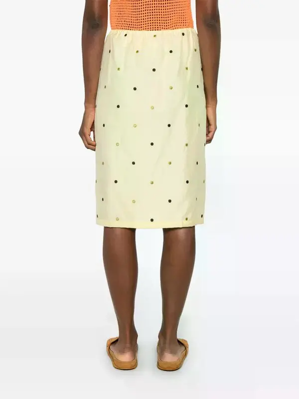 Kenzo Peonies Midi Skirt