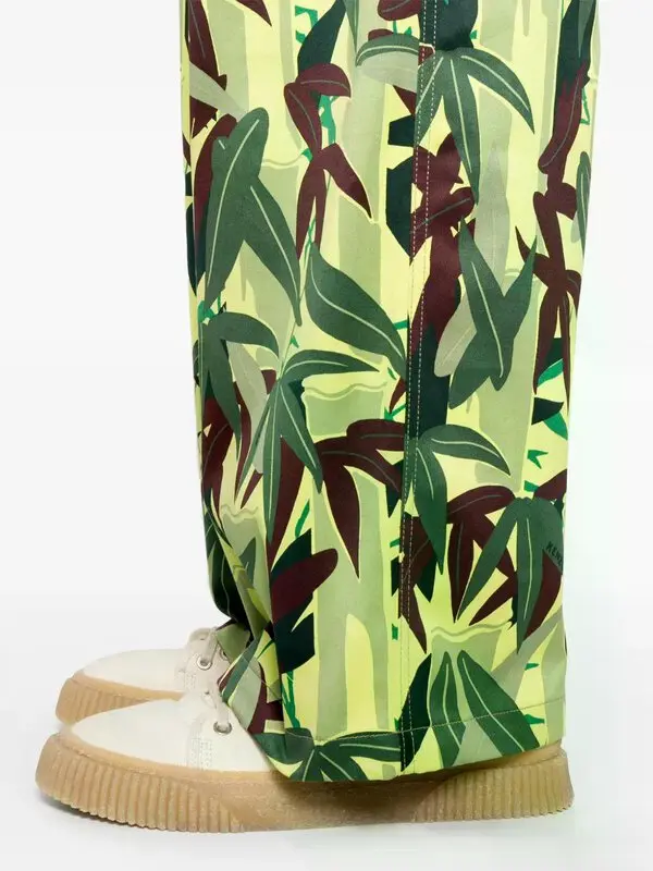 Kenzo Chiku-rin Camo-print Trousers