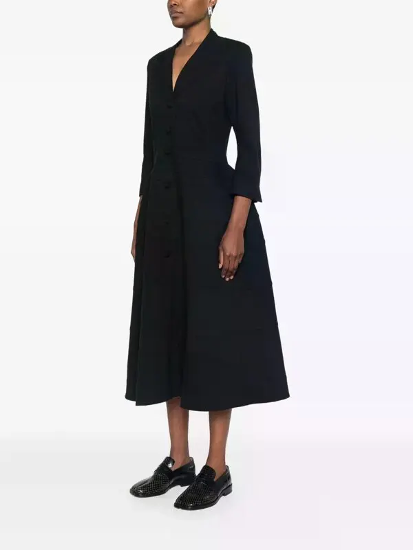 AGANOVICH Panelled V-neck Coat